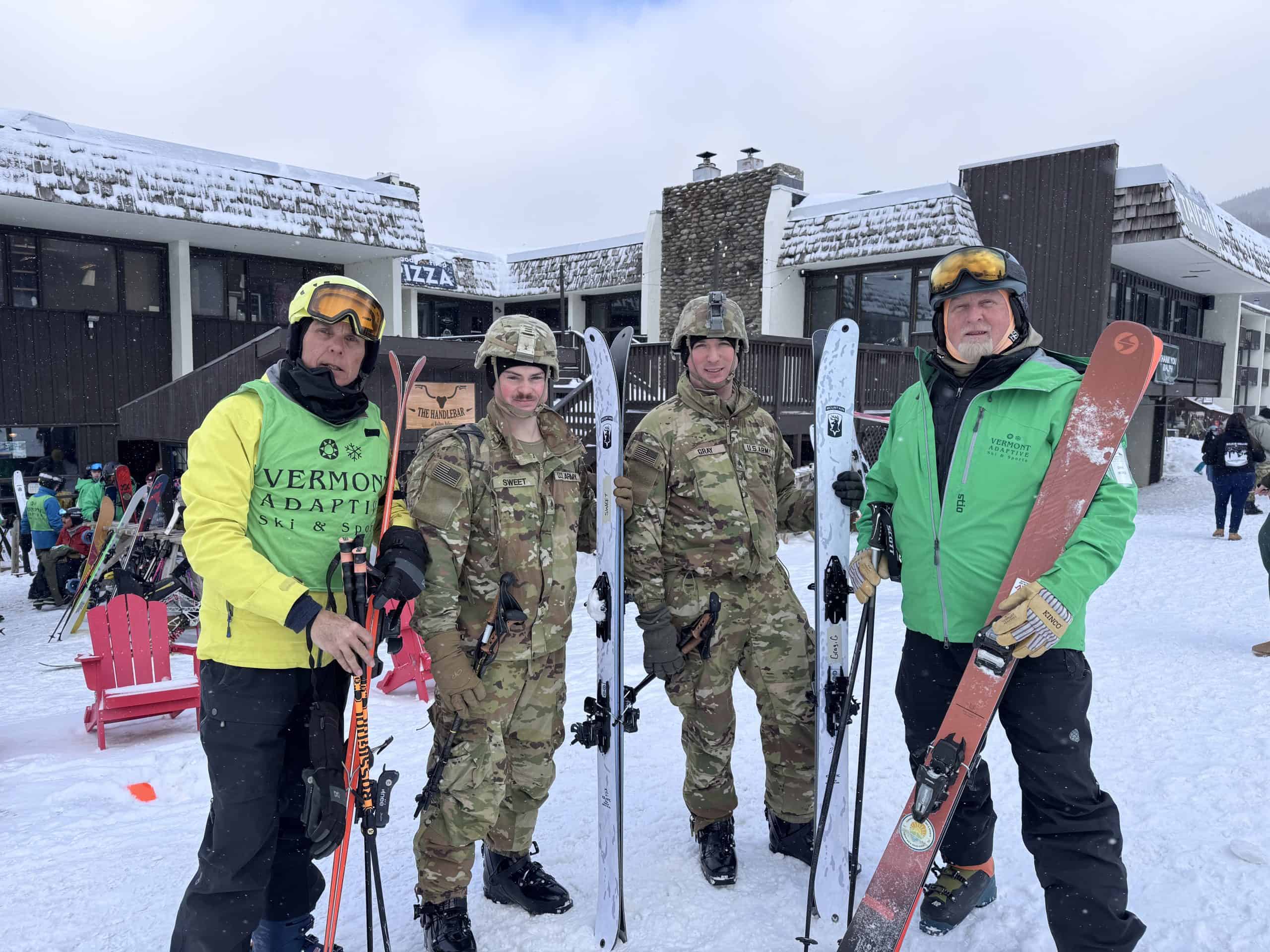 100 Soldiers of Vermont Army National Guard Mountain Battalion Train ...